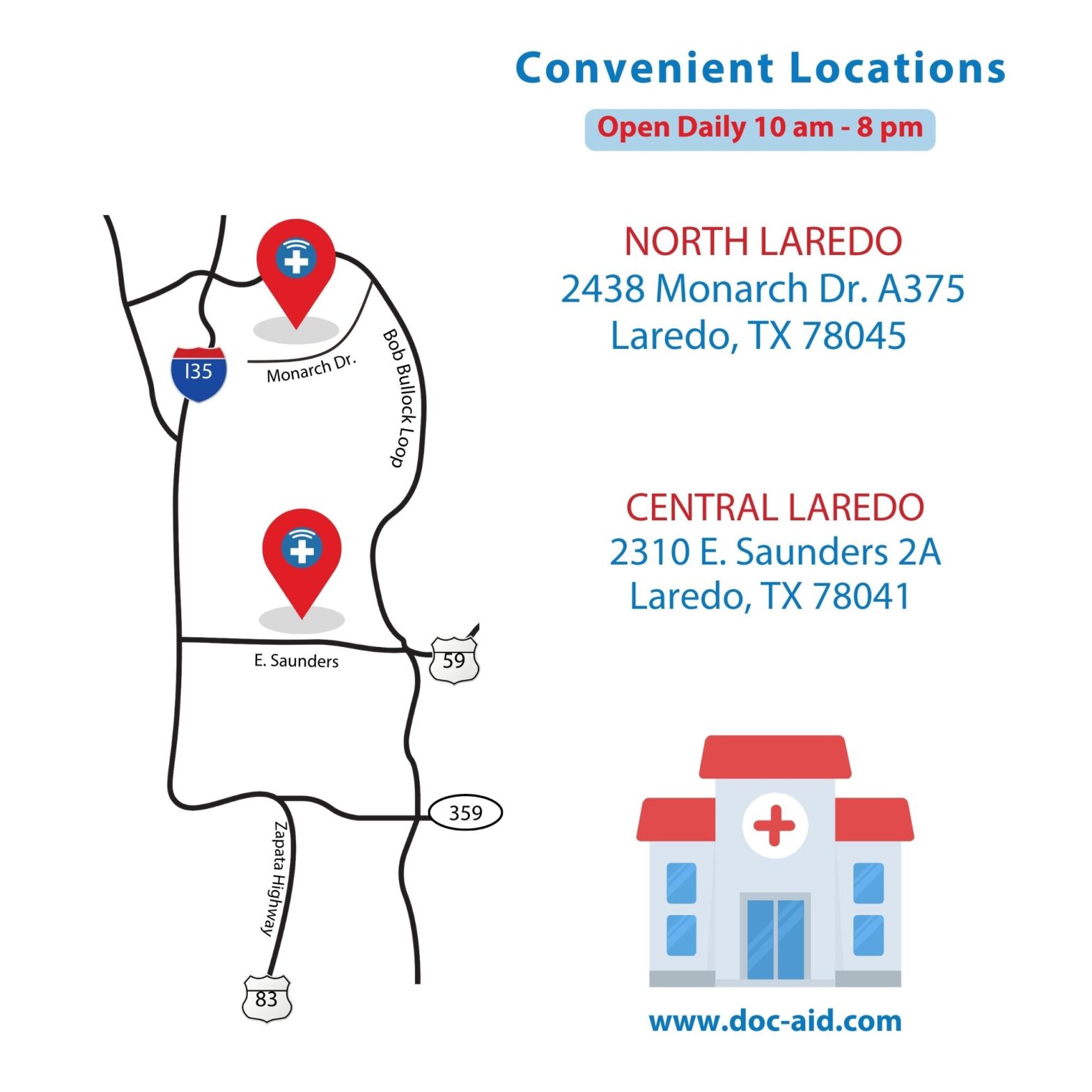 E. Saunders Location Special Offers - Doc-Aid Urgent Care